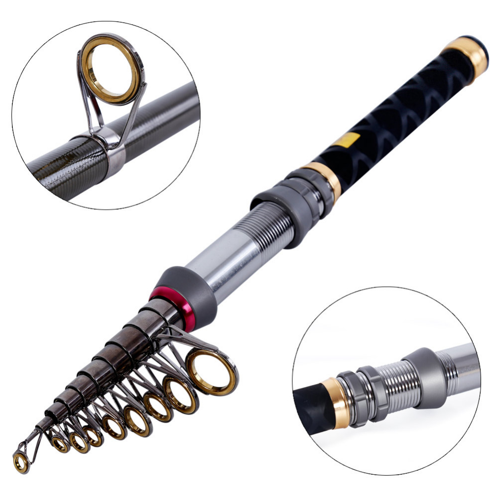 1.3m-2.4m Stick Fishing Rod de Carbon Fiber Fishing Rod for Fish Olta ...